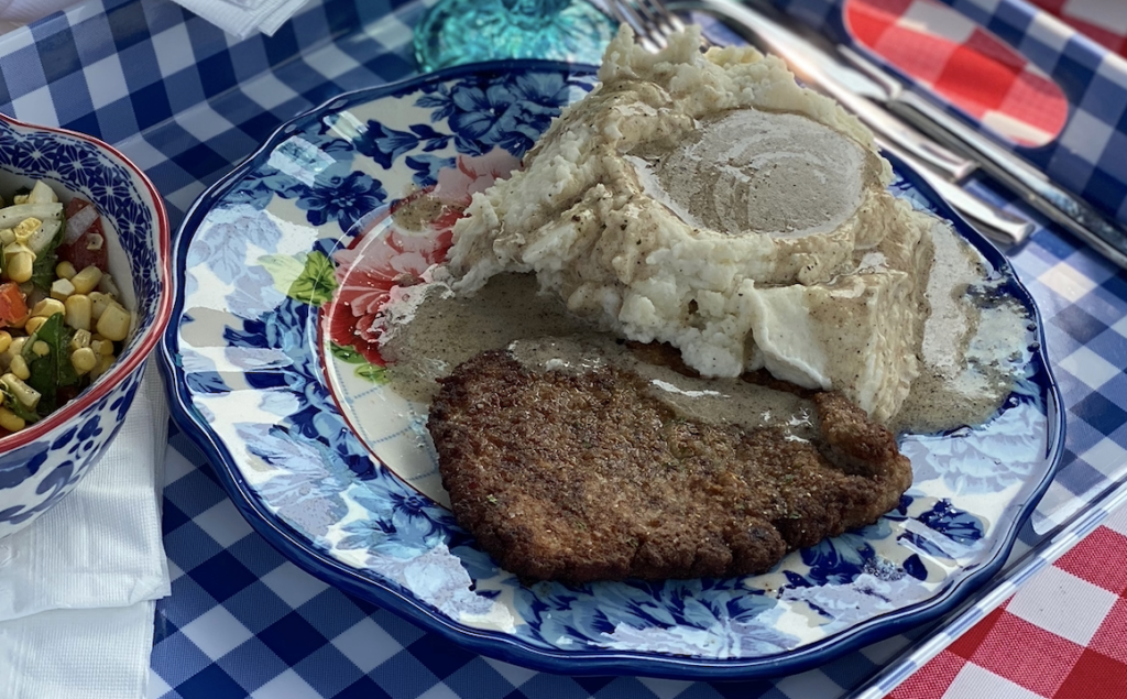 Dianne Linderman's Healthier Chicken Fried Steak & Mashed Potatoes ...