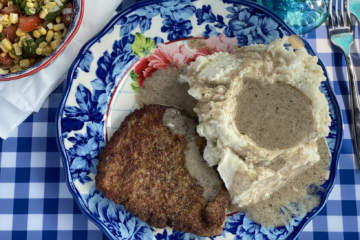 Dianne Linderman's Healthier Chicken Fried Steak & Mashed Potatoes ...