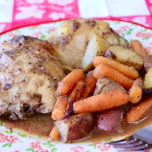 Mama's Crockpot Pot Roast - Boots & Biscuits